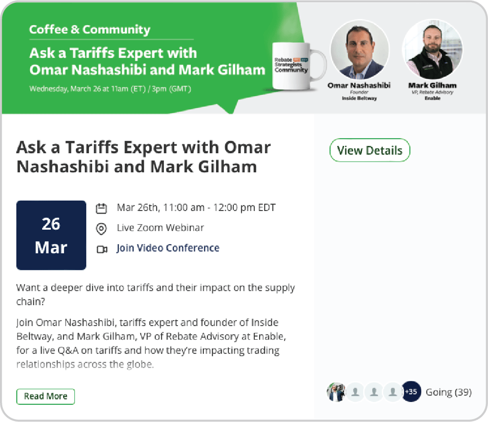 Rebate Strategist Community | Enable